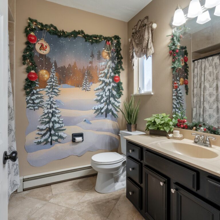 15 Festive Bathroom Christmas Decor Ideas To Spark Holiday Joy - Home ...