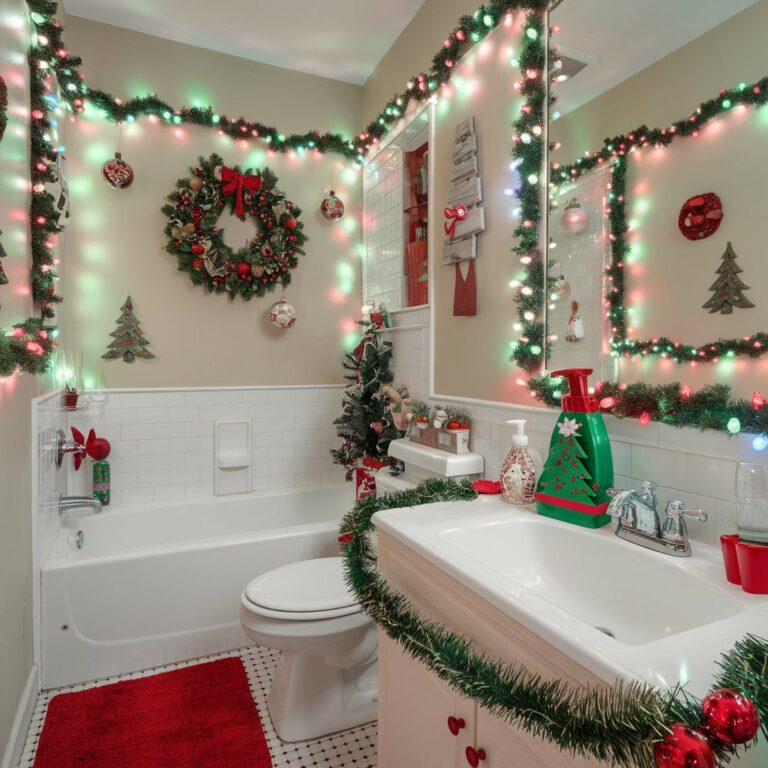 15 Festive Bathroom Christmas Decor Ideas To Spark Holiday Joy - Home ...