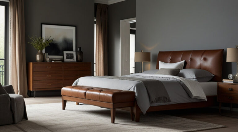 10 Perfect Bedroom Color Schemes to Harmonize Brown Furniture - Home ...