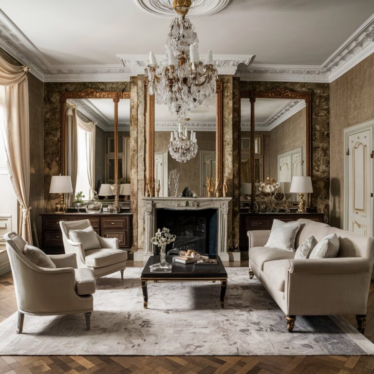 11 Creative Mirror Wall Designs for Your Living Room Decor - Home Decor ...