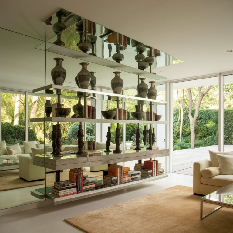 11 Creative Mirror Wall Designs for Your Living Room Decor - Home Decor ...