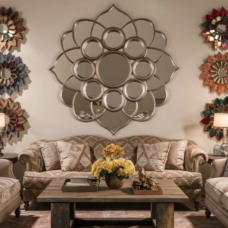 11 Creative Mirror Wall Designs for Your Living Room Decor - Home Decor ...