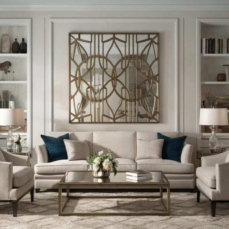 11 Creative Mirror Wall Designs for Your Living Room Decor - Home Decor ...