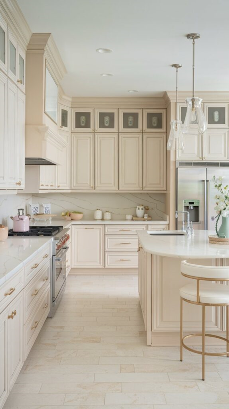 21 Timeless Beige Kitchen Cabinet Color Ideas For Any Style - Home ...