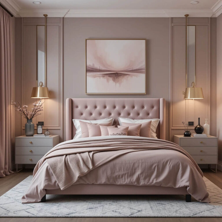 29 Dusty Pink Bedroom Ideas for a Dreamy Ambiance - Home Decor Palace