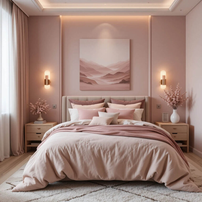 29 Dusty Pink Bedroom Ideas for a Dreamy Ambiance - Home Decor Palace