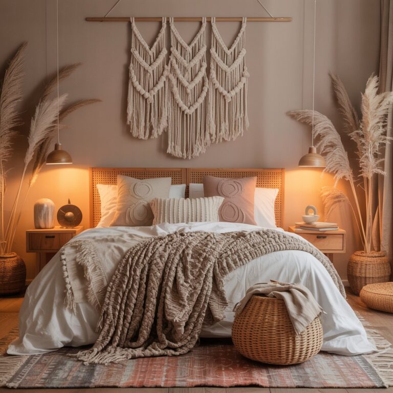 15 Stunning Boho Bedroom Designs for a Relaxed Vibe - Home Decor Palace